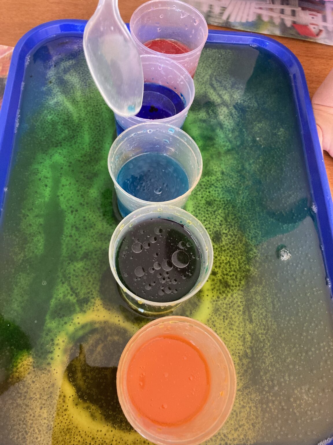 Erupting Rainbow Volcanoes